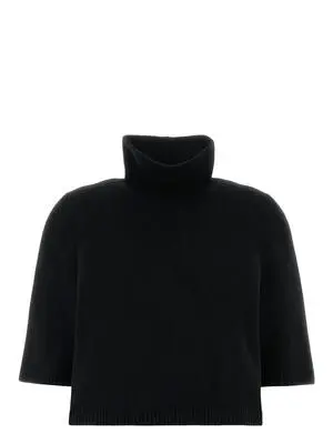 Alaïa Ivory Cashmere Blend Sweater - White