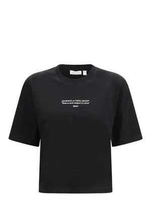 Off-White Made On Earth, Designed On A Plane" T-shirt - Black