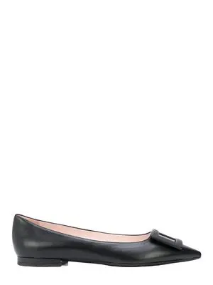 ROGER VIVIER Gommettine Leather Buckle Ballet Flats - Multicolor