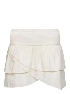 ISABEL MARANT ÉTOILE ISABEL MARANT ETOILE Ecru Gauze Dejha Mini Skirt