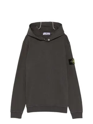 Stone Island Logo Cotton Hoodie - Multicolor