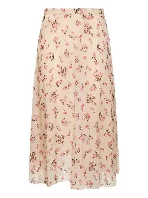 ISABEL MARANT ÉTOILE ISABEL MARANT ETOILE Printed Asymmetrical Draped Skirt