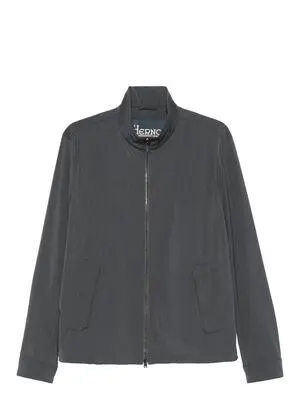 Herno Zip-up Jacket With Stand Collar - Gray
