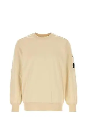 C.P. COMPANY Sand Cotton Sweater - Brown