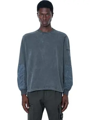 Stone Island Oversized Crewneck Sweatshirt - Gray