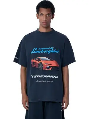 BALENCIAGA X LAMBORGHINI Automobili Lamborghini T-shirt - Black