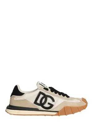 Dolce & Gabbana Nylon And Suede Dg Athletic Sneakers - Multicolor