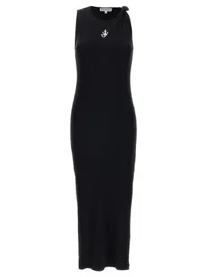JW ANDERSON J.W. ANDERSON Ribbed Knit Dress With Embroidered Logo