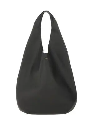 A.p.c. A.P.C. "Le Neige" Leather Shoulder Bag Black
