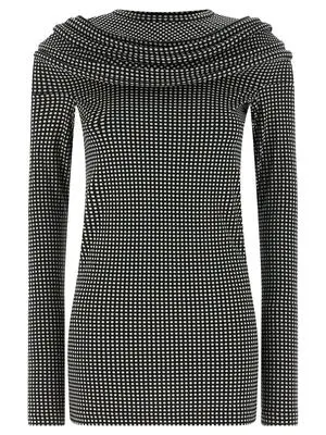 Junya Watanabe Polka Dot Mini Dress With Sculptural Top - Multicolor
