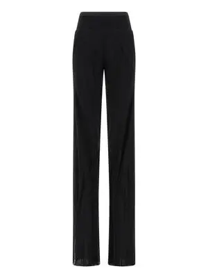 Rick Owens Bias Wide Leg Trousers - Black