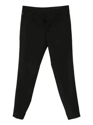 Prada Wool Slim Fit Trousers - Multicolor