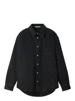 Jacquemus La Chemise Boulanger" Denim Shirt - Black