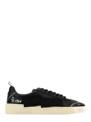 Dsquared2 Leather Rider Sneakers - Black