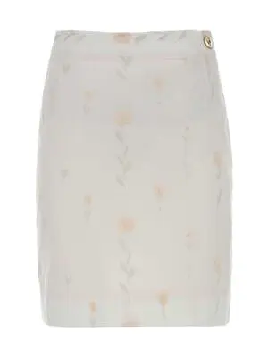 VIVIENNE WESTWOOD Floral Cotton Blend Mini Skirt - Multicolor
