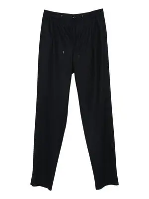 Giorgio Armani GIORGIO ARMANI Cashmere Blend Drawstring Trousers Multicolor