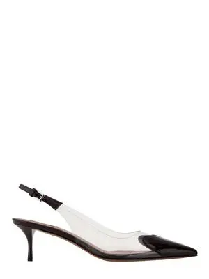 Alaïa Two-tone Pvc And Leather Pumps - Multicolor