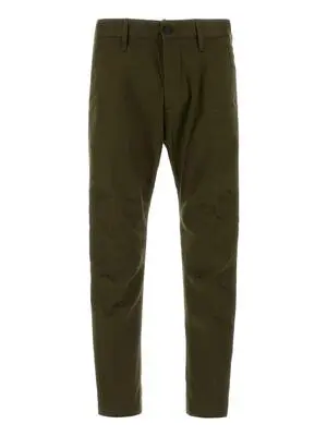 Dsquared2 Olive Stretch Cotton Chino Pant - Green