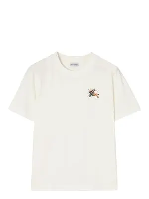 Burberry Logo Cotton T-shirt - Multicolor