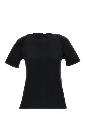 Jacquemus Le T-shirt Clavela Short Sleeve T-shirt With Passementerie Trim - Multicolor