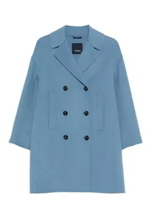 Max Mara Wool Double-breasted Coat - Multicolor