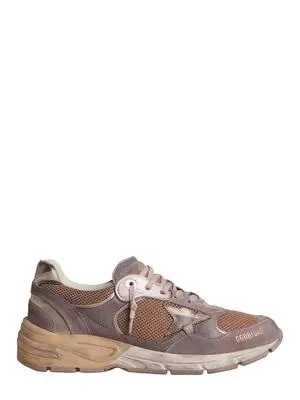 GOLDEN GOOSE Dad-star Sneakers In Suede And Mesh - Multicolor
