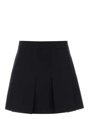 A.p.c. Navy Twill Jupe Mini Skirt - Blue
