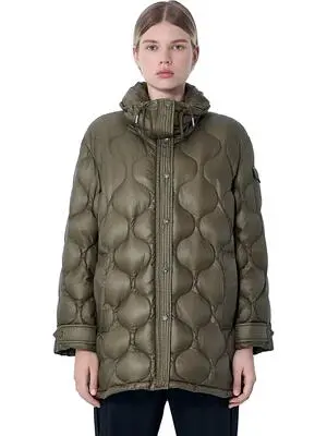 Moncler Lombi Quilted Parka Jacket - Multicolor