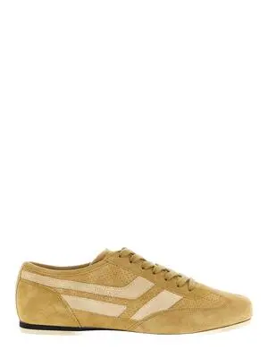 TOM FORD Brook Openwork Suede Sneakers - Cream