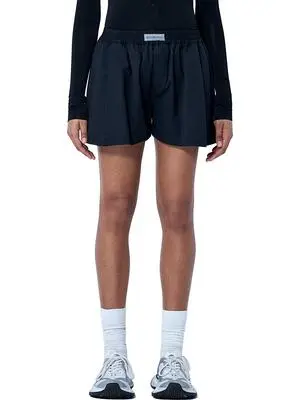 Balenciaga Elasticated Waist Pleated Front Shorts - Black