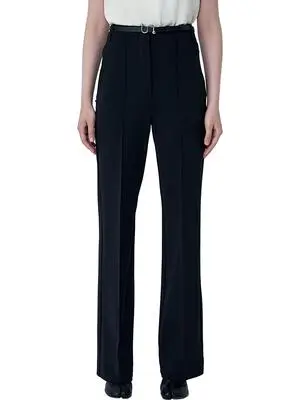 Sportmax Texas Tailored Wool Pants - Black
