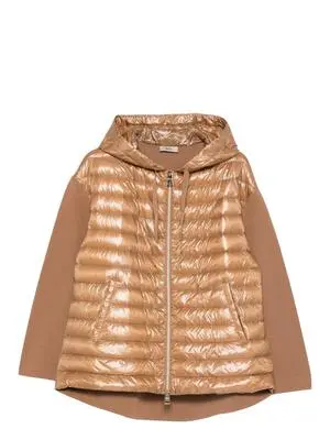 Herno Down Jacket With Hood And Zip Fastening - Multicolor