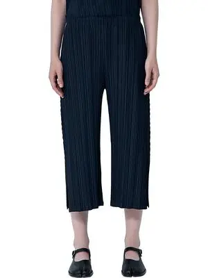 Issey Miyake Mellow Pleated Pants - Blue