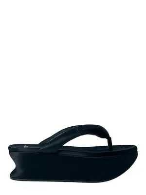 Balenciaga Gaeta Thong Sandals - Black