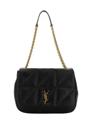 Saint Laurent Nappa Leather Medium Jamie Shoulder Bag - Black