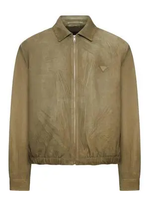 Prada Jacket With Spread Collar - Green