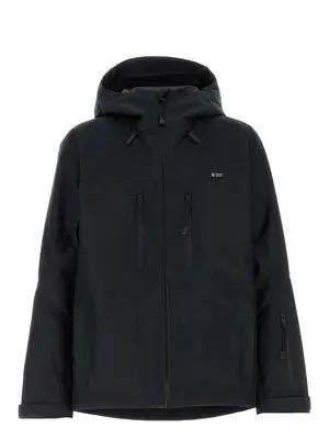 Prada Recycled Polyester Hooded Windbreaker - Black