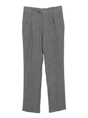 ETRO ETRO Pleated Linen Trousers
