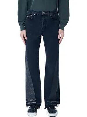 GALLERY DEPT. Twisted Wide Leg Jeans - Black