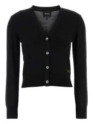A.p.c. Cotton Cardigan - Black