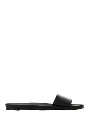 Prada Leather Slippers - Black