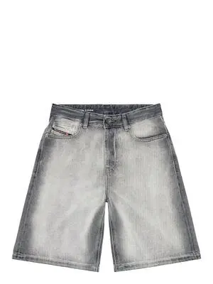 DIESEL® DIESEL Grey Skeleton Denim Bermuda Shorts