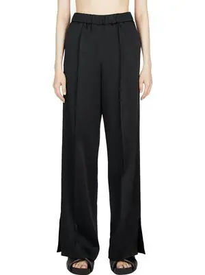 JIL SANDER Split Cuff Technical Pants - Black