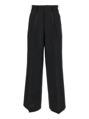 Junya Watanabe Wide-leg Wool Trousers - Multicolor