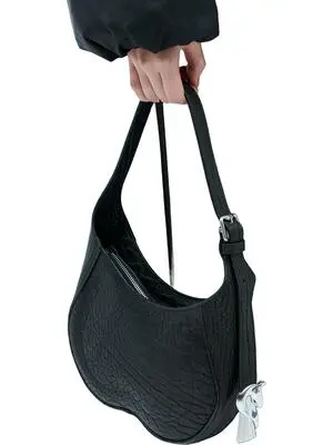 Burberry Small Chess Shoulder Bag - Black