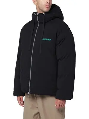 OAMC Peacemaker Puffer Jacket With Logo Embroidery - Black