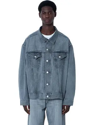Junya Watanabe Paneled Denim Jacket - Gray