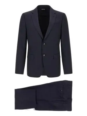 Zegna Mohair Wool Dress - Blue