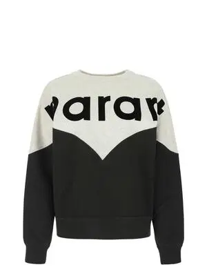 Isabel Marant Étoile Two-tone Cotton Blend Sweatshirt - Multicolor