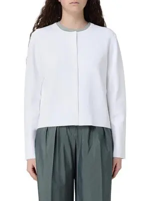 Max Mara Crew Neck Long Sleeve Sweater - White